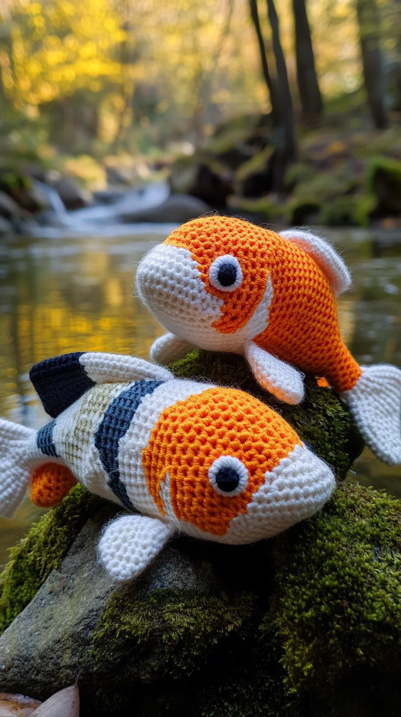 Whimsical Amigurumi Koi Fish: Adorable Crochet Companions to Brighten ...